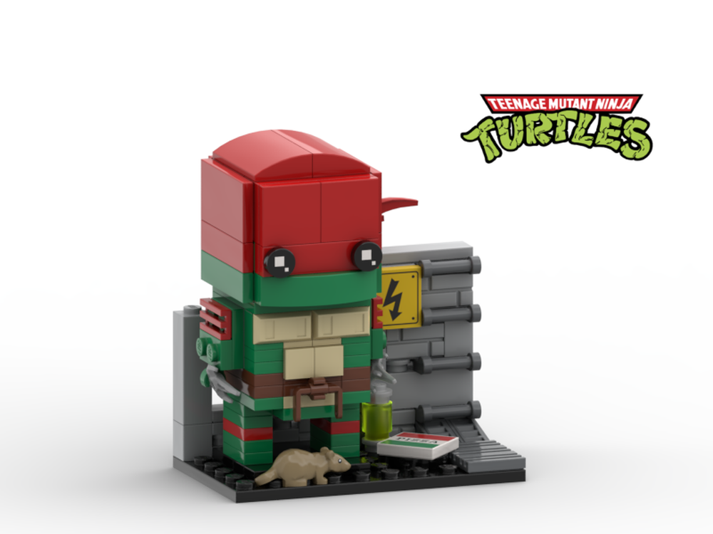 LEGO MOC TMNT - Raphael - Brickheadz by EdgarGuacs | Rebrickable ...