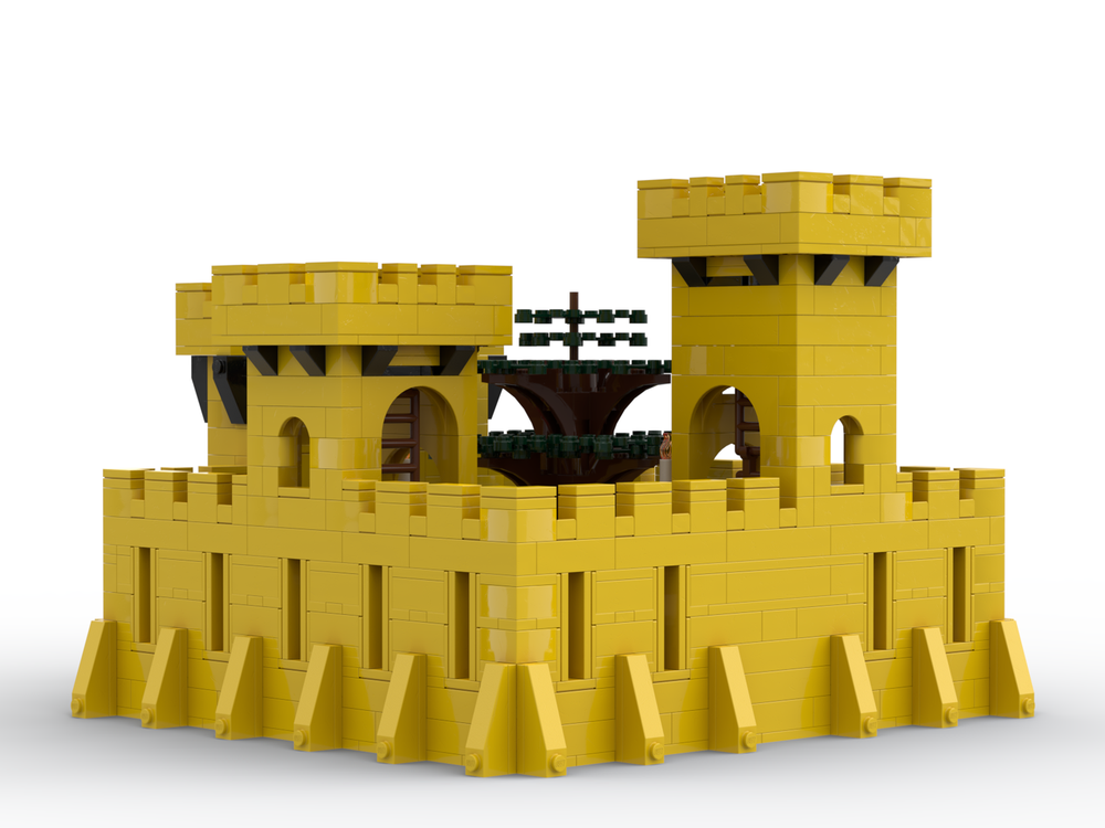 LEGO MOC Yellow Castle | 375 Remake by LordClimentos | Rebrickable ...