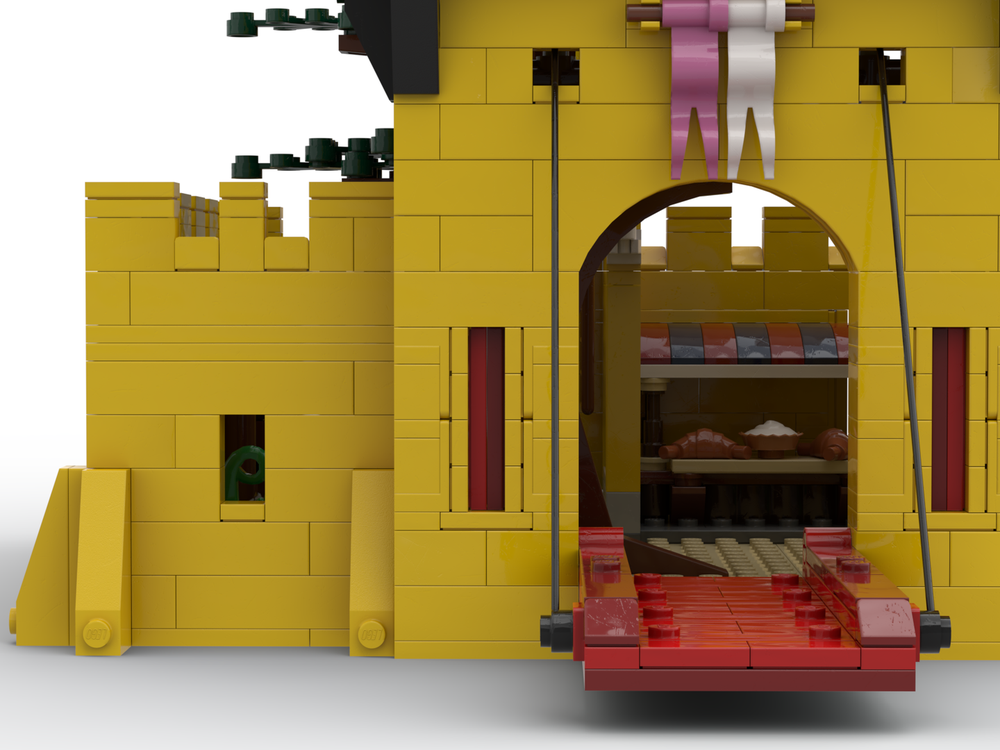 LEGO MOC Yellow Castle | 375 Remake by LordClimentos | Rebrickable ...
