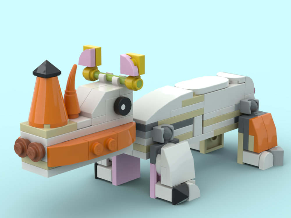 LEGO MOC 31133 Rhino by Pikminfan67 | Rebrickable - Build with LEGO