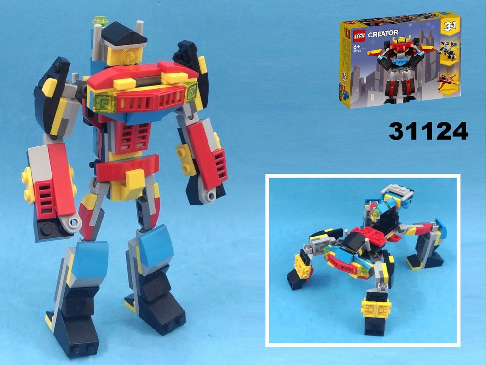 LEGO MOC Transformer Earthspark Shockwave from LEGO Creator 31124 ...