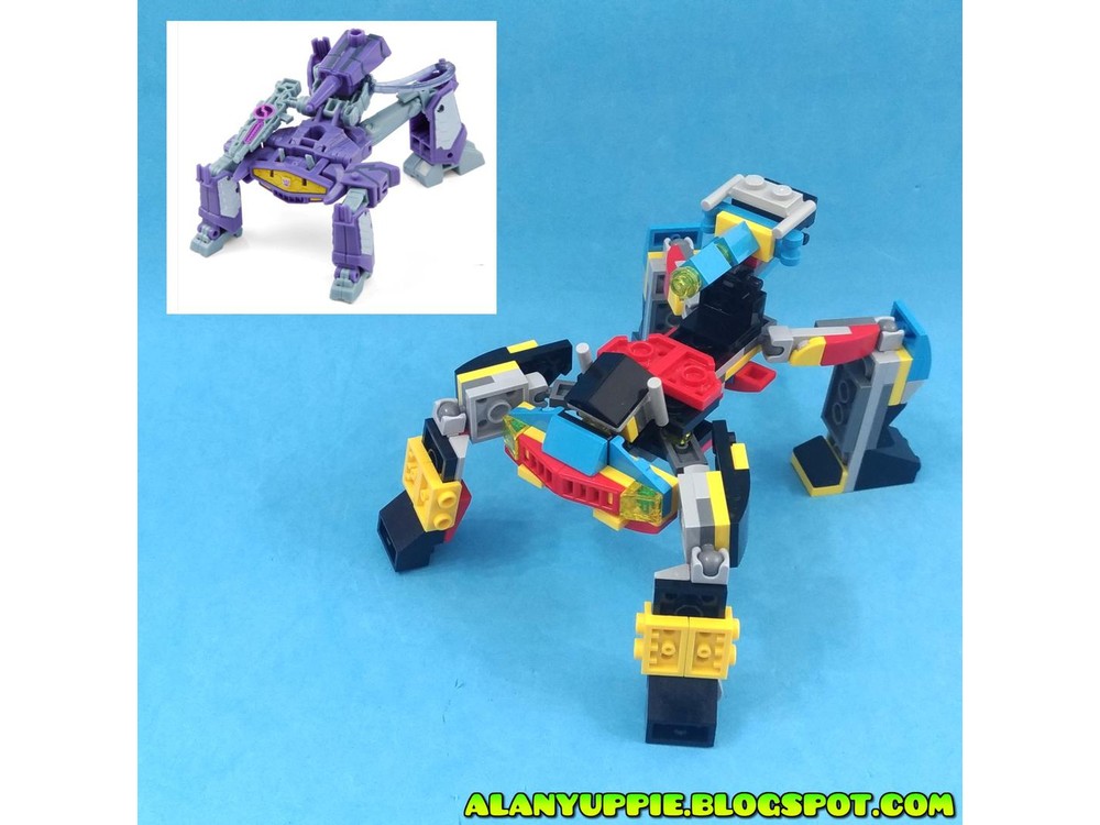 Lego Moc Transformer Earthspark Shockwave From Lego Creator 31124