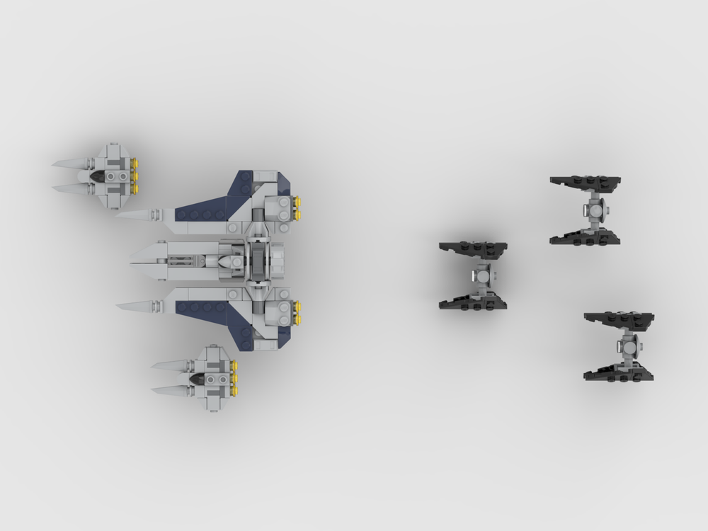 Lego Moc Mandalorian Fleet And Interceptors By Igorskywalker