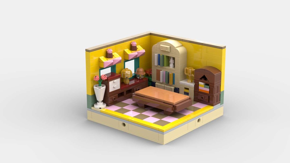 LEGO MOC The library by Brickflowers | Rebrickable - Build with LEGO