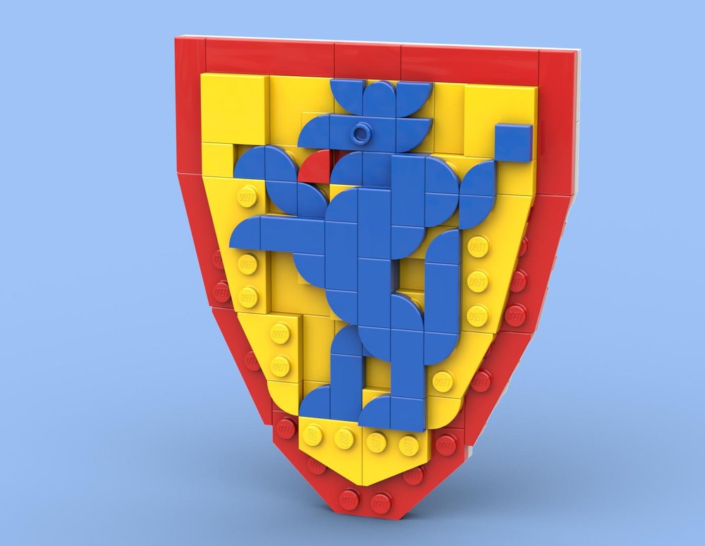 LEGO MOC Shield Lion 6:1 by SylvainLS | Rebrickable - Build with LEGO