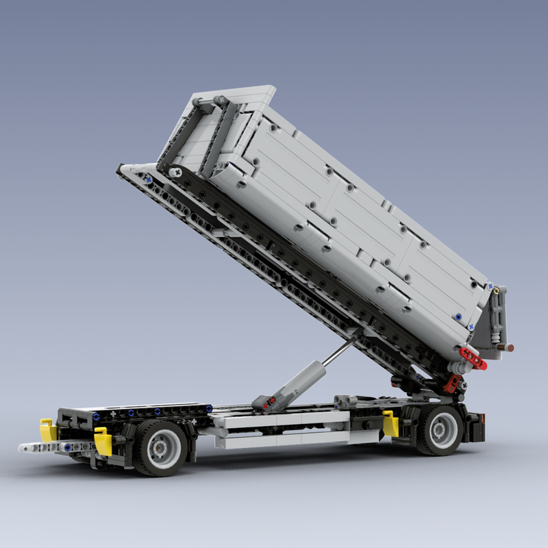 LEGO MOC Tipping trailer for containers by OldOlneyLego | Rebrickable ...