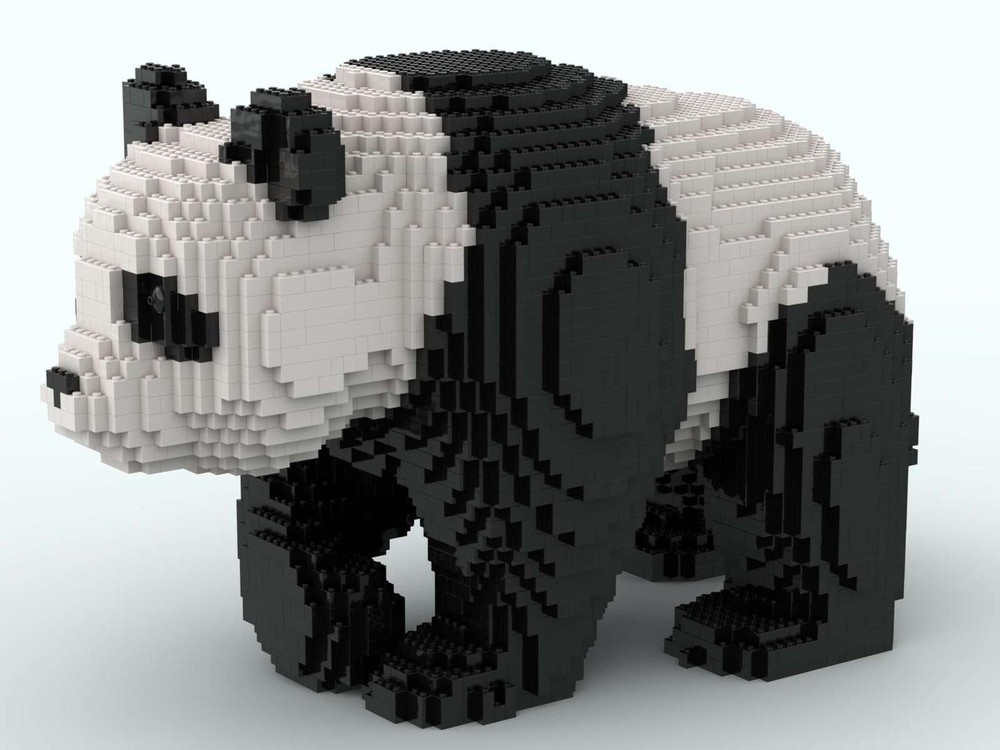 LEGO MOC Walking Panda by Wilmottslego | Rebrickable - Build with LEGO