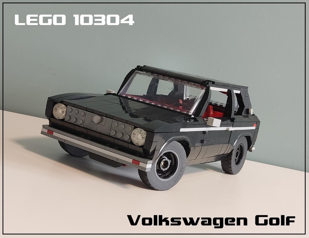 LEGO MOC 10304 Volkswagen Golf by Kirvet | Rebrickable - Build with LEGO