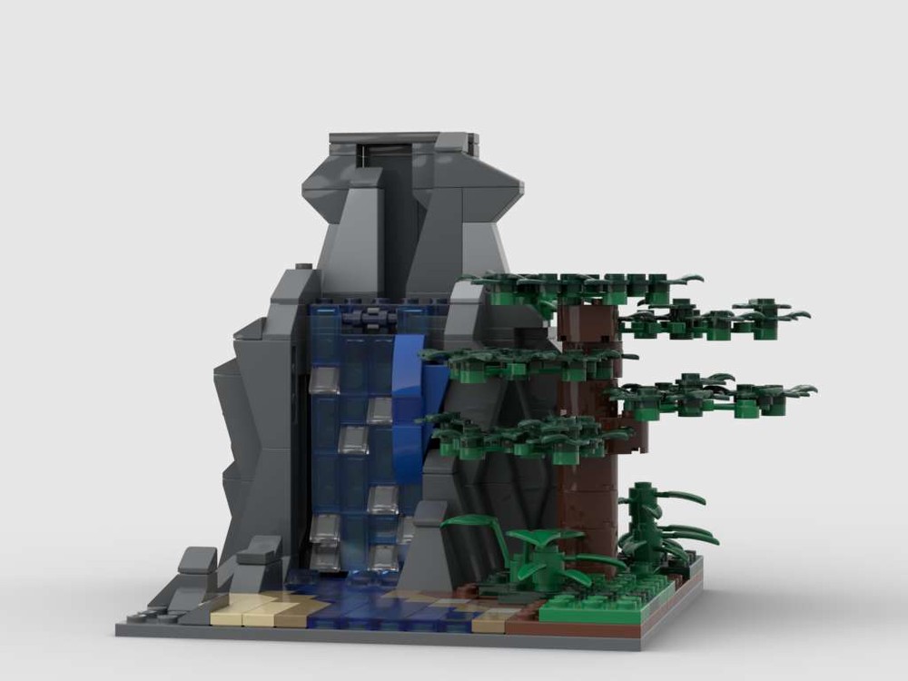LEGO MOC Waterfall_Treasure by mcbrickmini_DE | Rebrickable - Build ...