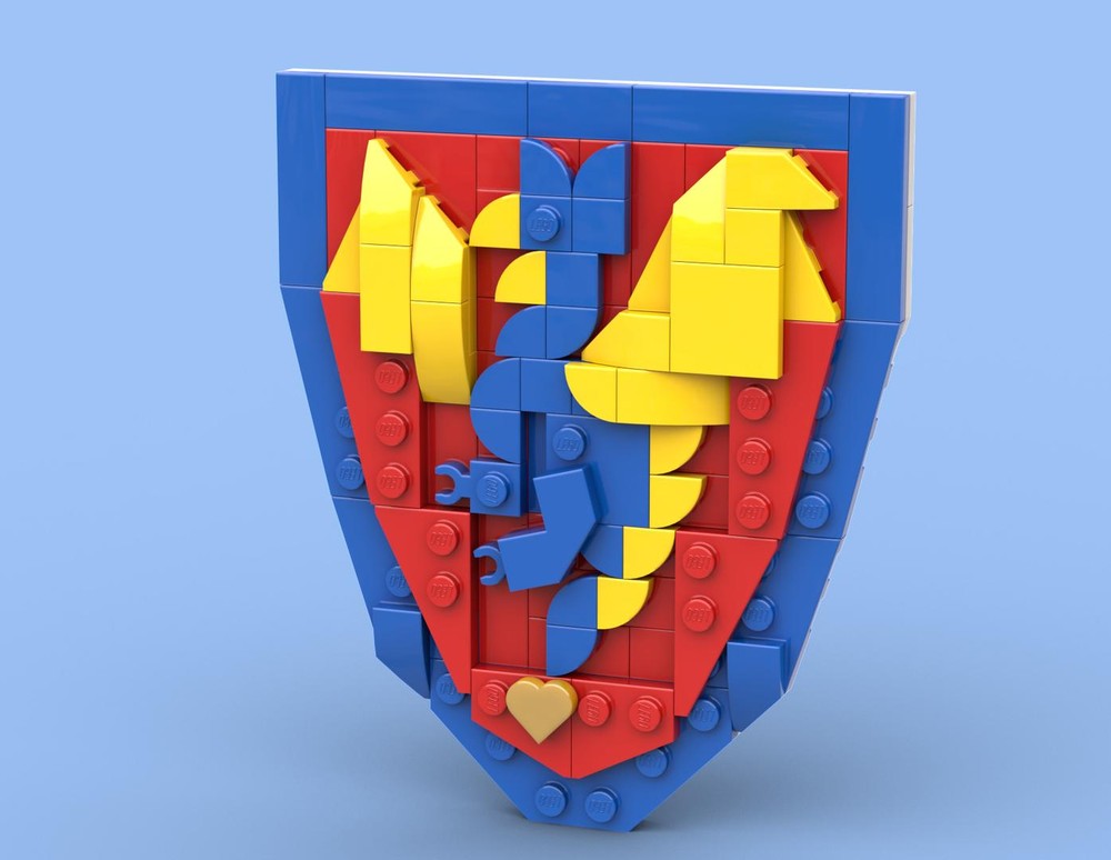 LEGO MOC Shield Dragon 6:1 by SylvainLS | Rebrickable - Build with LEGO
