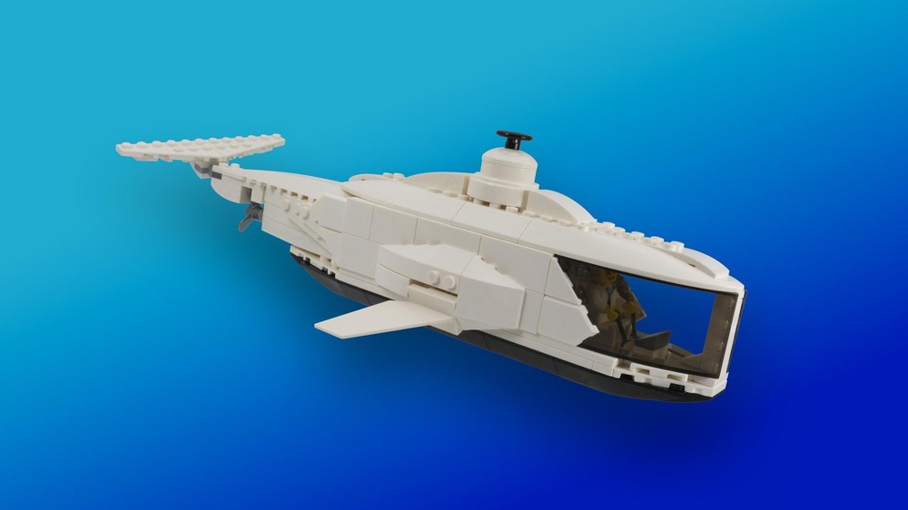 LEGO MOC The White Whale submarine by felix.rebricks | Rebrickable ...