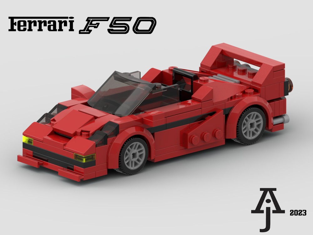 LEGO MOC 1995 Ferrari F50 by ZLEGOMAN22 | Rebrickable - Build with LEGO