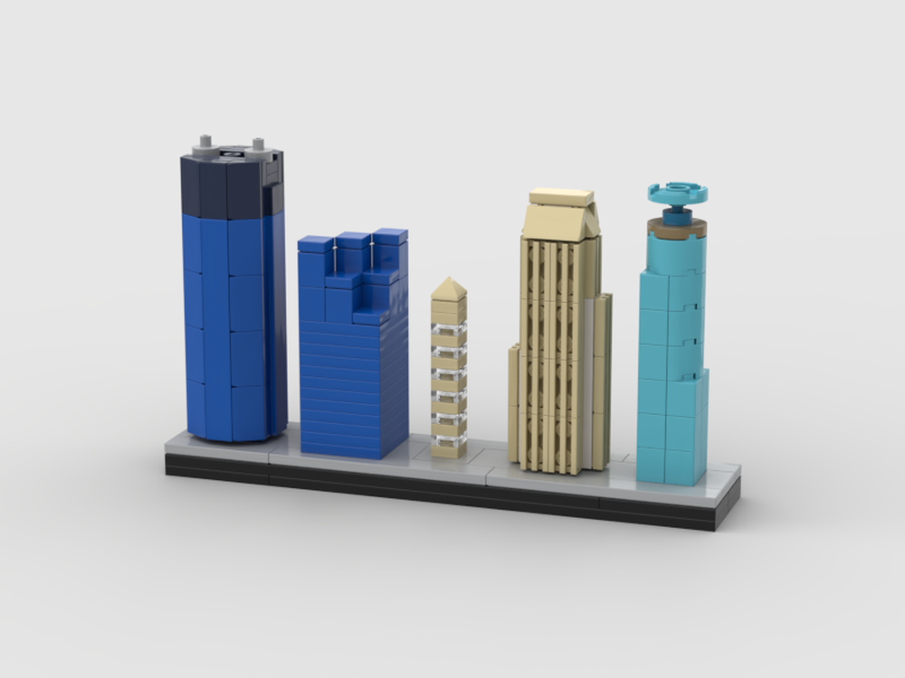 LEGO MOC (Old Version)Minneapolis Skyscrapers City Skyline by THE ...