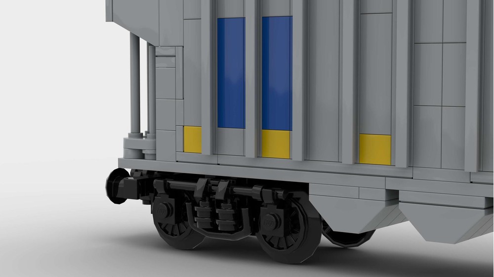 LEGO MOC Gray Hopper Car (6-Wide) by 603bricks | Rebrickable - Build ...