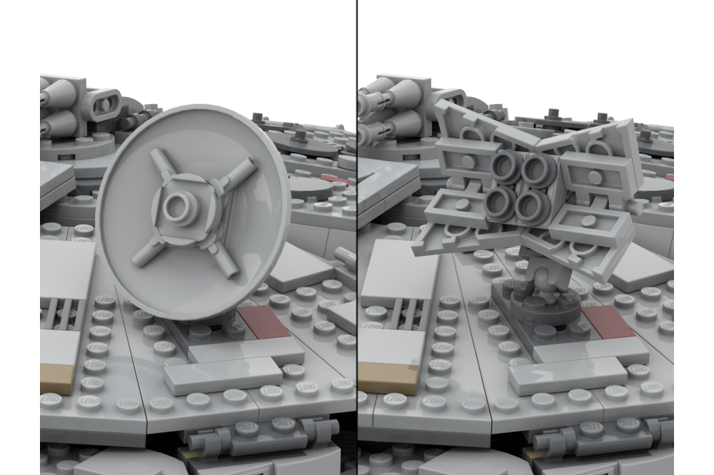LEGO MOC 75257 M Falcon Upgrade by productionsdiratia | Rebrickable ...