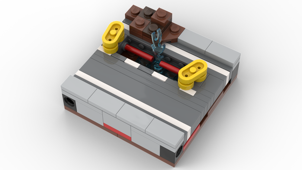 LEGO MOC Microscale Road Modules 8x8 Road Work v1 by Glorfinkel ...
