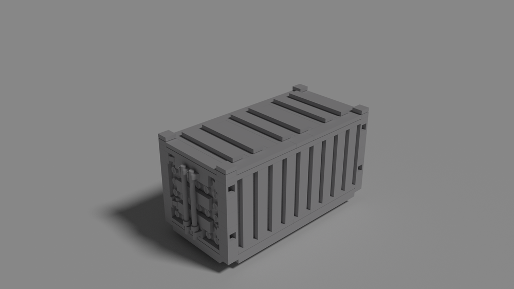 Lego Moc Cargo Container By Detahack Rebrickable Build With Lego