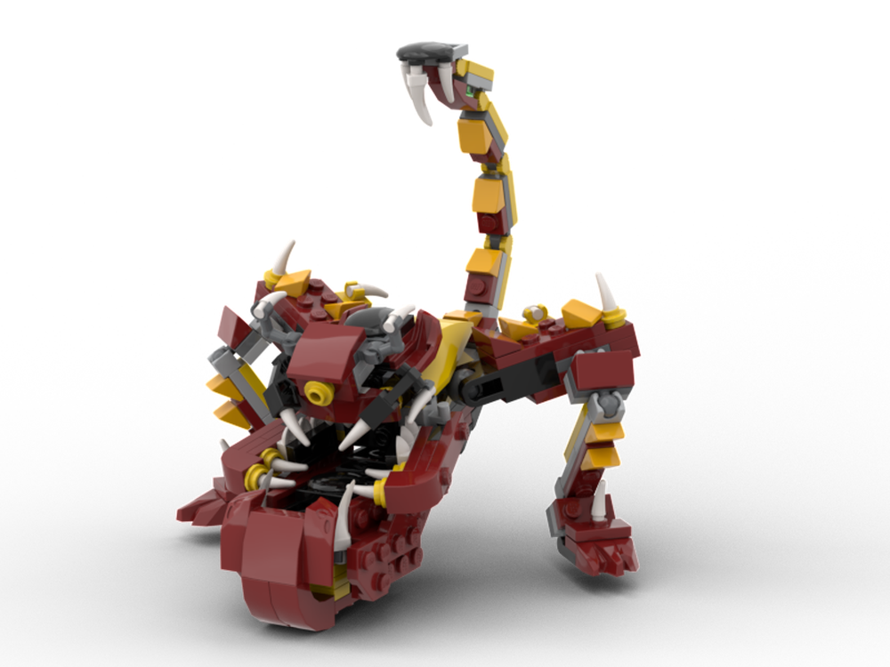 LEGO MOC hellbeast by TeunStijns | Rebrickable - Build with LEGO