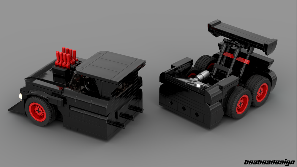 LEGO MOC C10 Slayer (six-wheeled 1965 Chevrolet C10) by besbasdesign ...