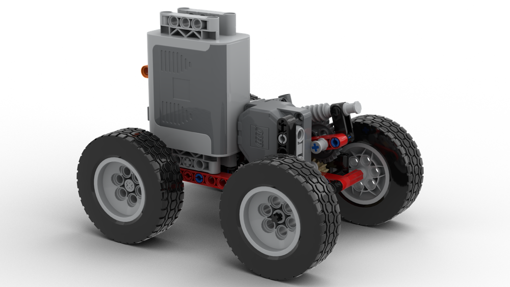 LEGO MOC Windup Car Winding Itself Up by 2in1 | Rebrickable - Build ...