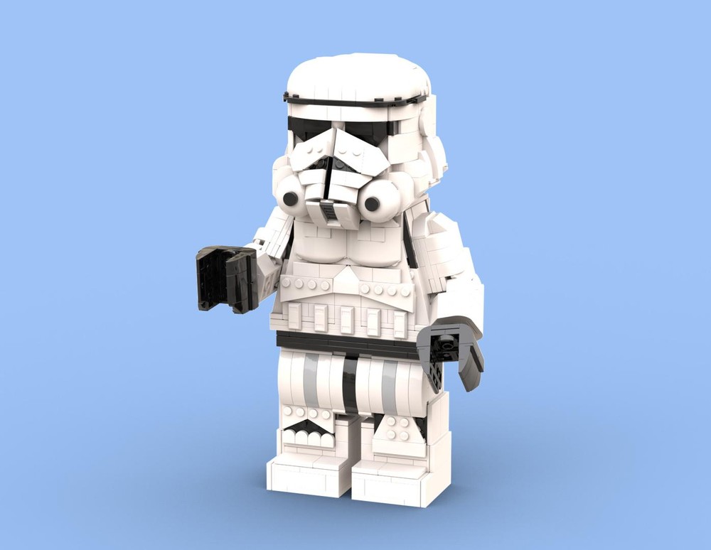 LEGO MOC Stormtrooper 6:1 by SylvainLS | Rebrickable - Build with LEGO