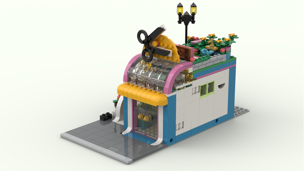 LEGO MOC Friends Hair Salon Modular by new_brick | Rebrickable - Build ...