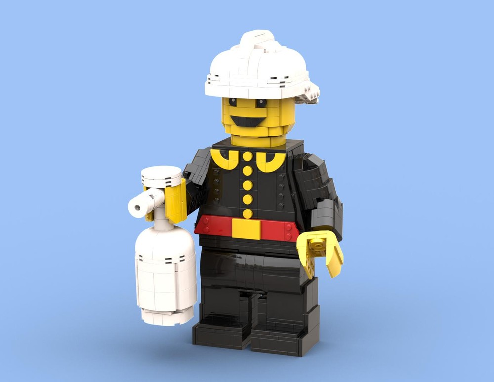 LEGO MOC Fireman 6:1 by SylvainLS | Rebrickable - Build with LEGO