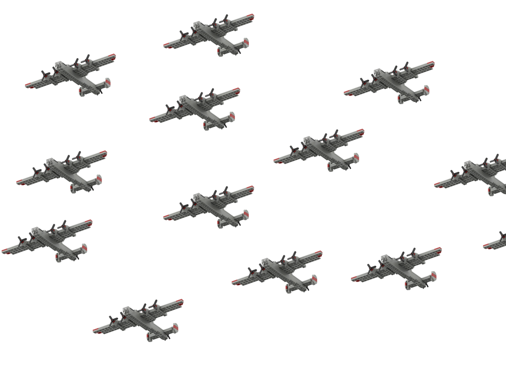 Lego Moc Consolidated B 24 Liberator By Adventurehill1 Rebrickable