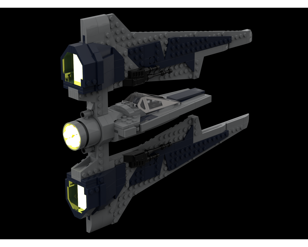 Lego Moc Mandalorian Fang Fighter By Lswfiend Rebrickable Build