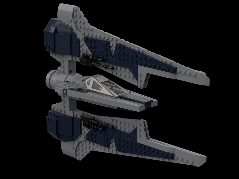 Lego Moc Mandalorian Fang Fighter By Lswfiend Rebrickable Build