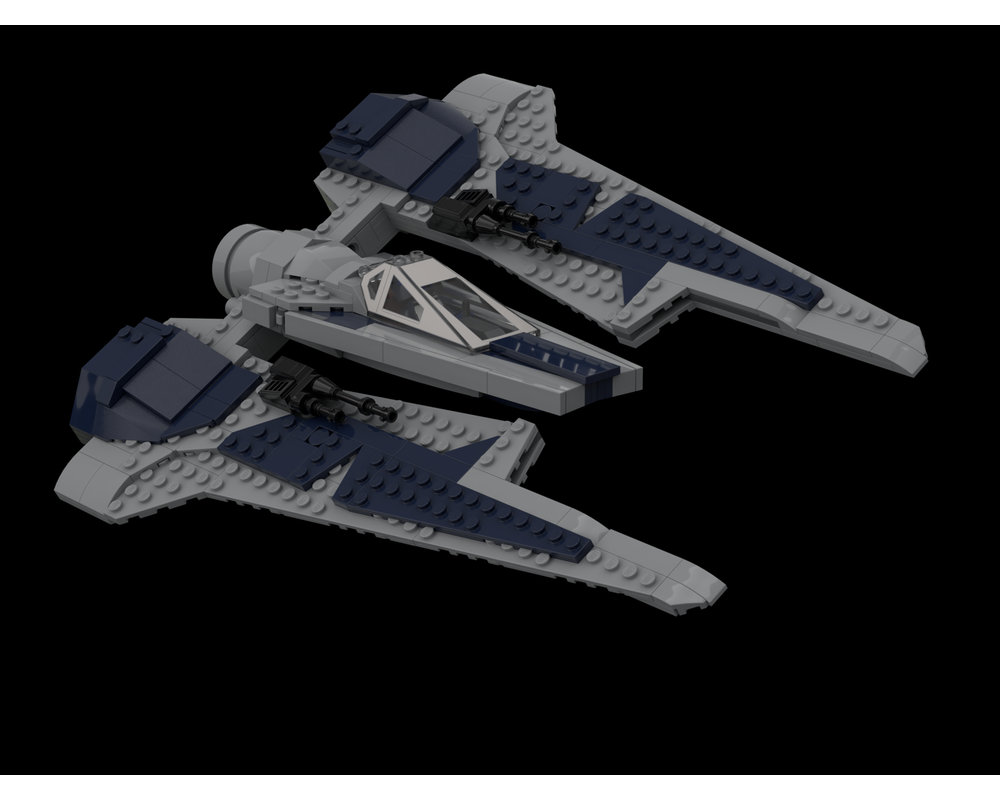 Lego Moc Mandalorian Fang Fighter By Lswfiend Rebrickable Build