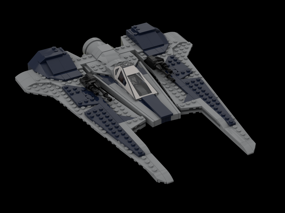 LEGO MOC Mandalorian Fang Fighter by LSWfiend | Rebrickable - Build ...
