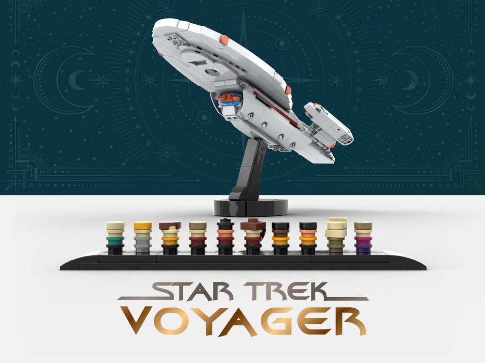 LEGO MOC USS Voyager NCC-74656 by skyfox2k | Rebrickable - Build with LEGO