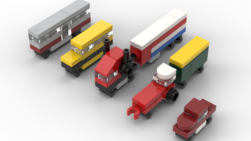 LEGO MOC Nanoscale Various Vehicles Part1 by Glorfinkel | Rebrickable ...