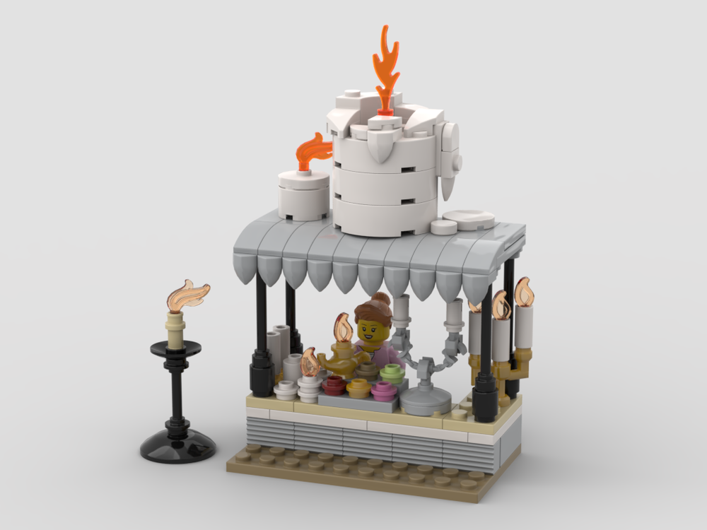 LEGO MOC Candle Stand by gabizon | Rebrickable - Build with LEGO