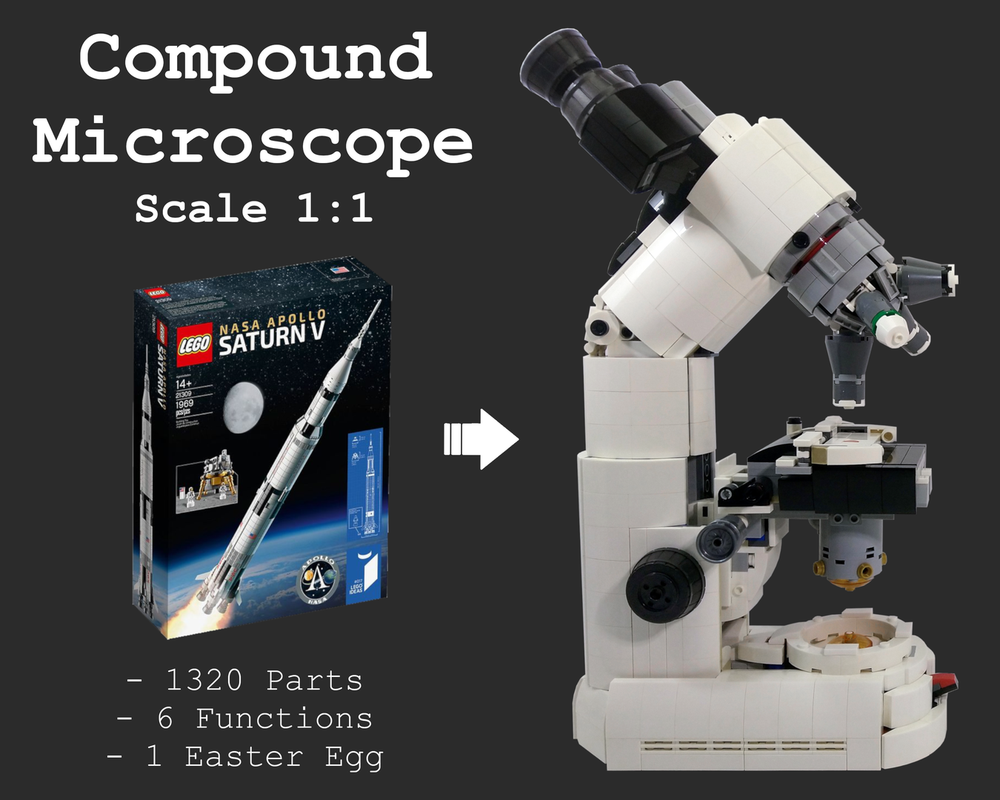 LEGO MOC Compound Microscope by Krugaar | Rebrickable - Build with LEGO