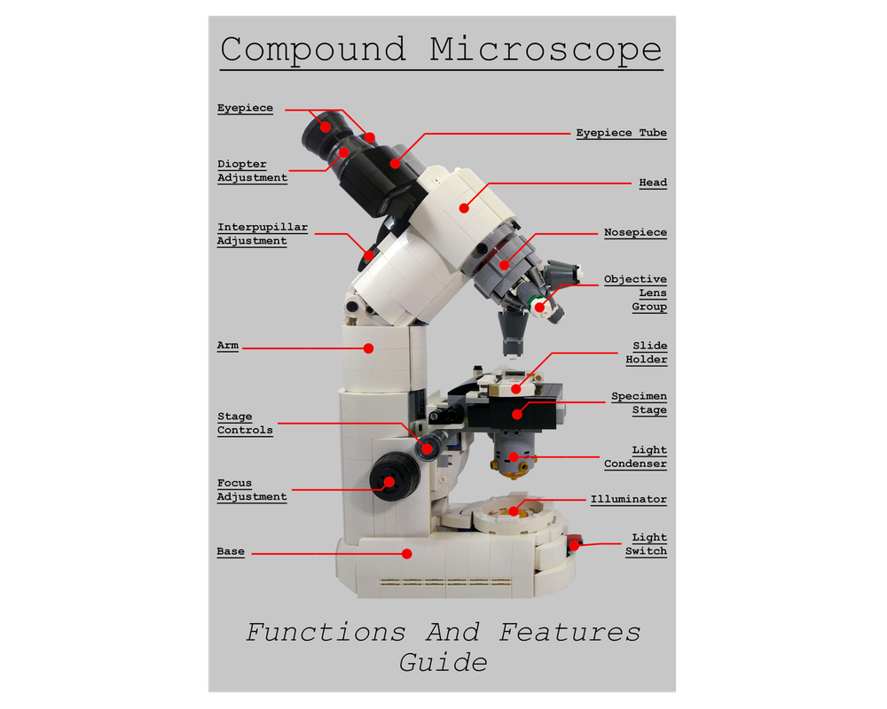 Lego Moc Compound Microscope By Krugaar Rebrickable Build With Lego