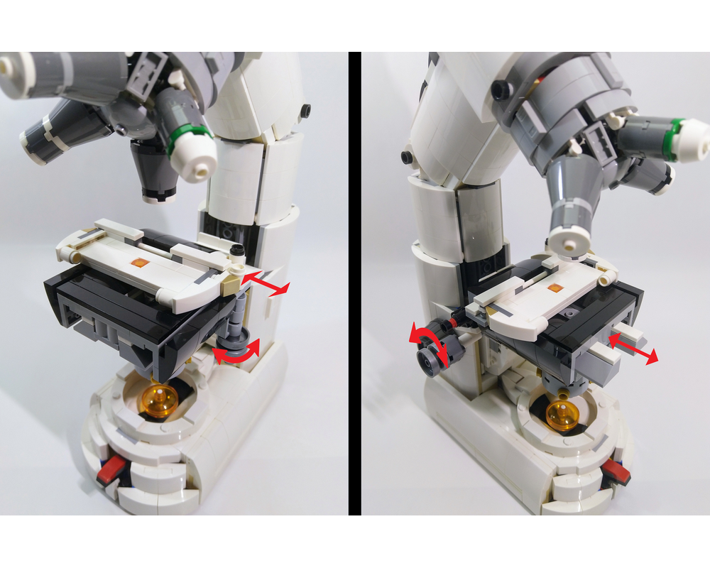 Lego Moc Compound Microscope By Krugaar Rebrickable Build With Lego