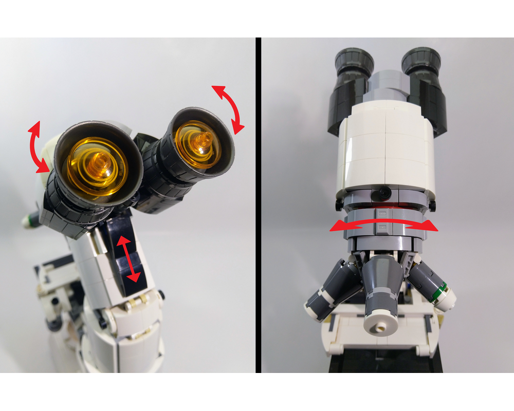 Lego Moc Compound Microscope By Krugaar Rebrickable Build With Lego