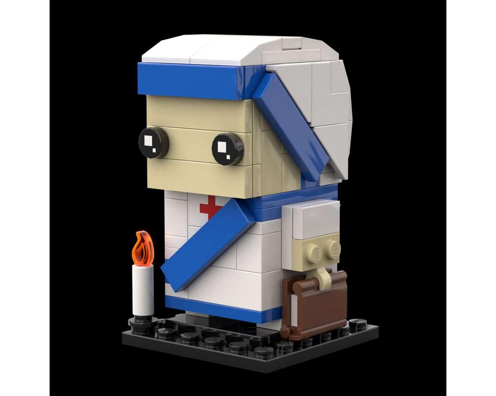 Lego Moc Mother Teresa Brickheadz By Brickbaba Rebrickable Build
