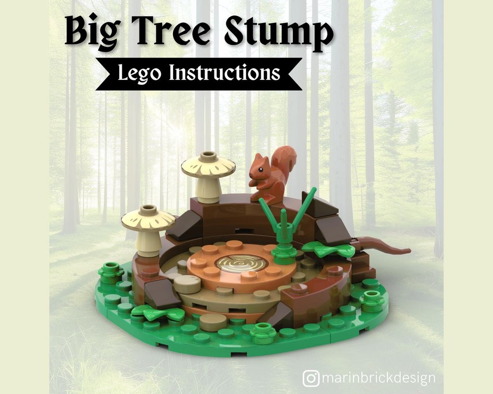 LEGO MOC Big Tree Stump - Lego Forest Moc by marinbrickdesign ...