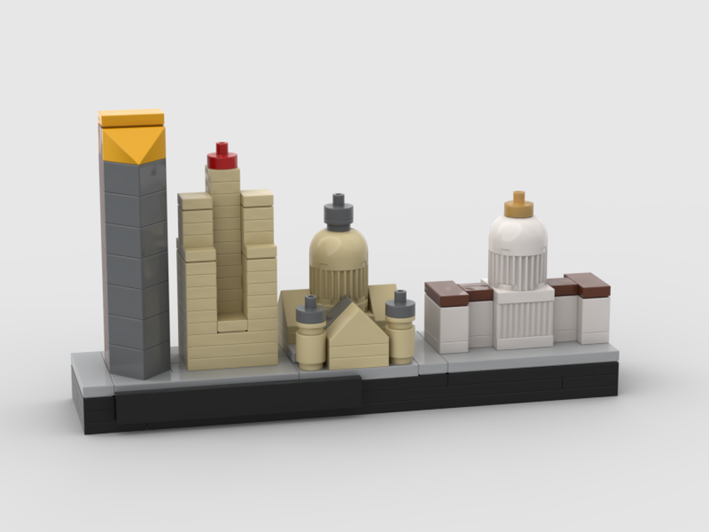 LEGO MOC St. Paul Skyline by THE BRICKITECT | Rebrickable - Build with LEGO