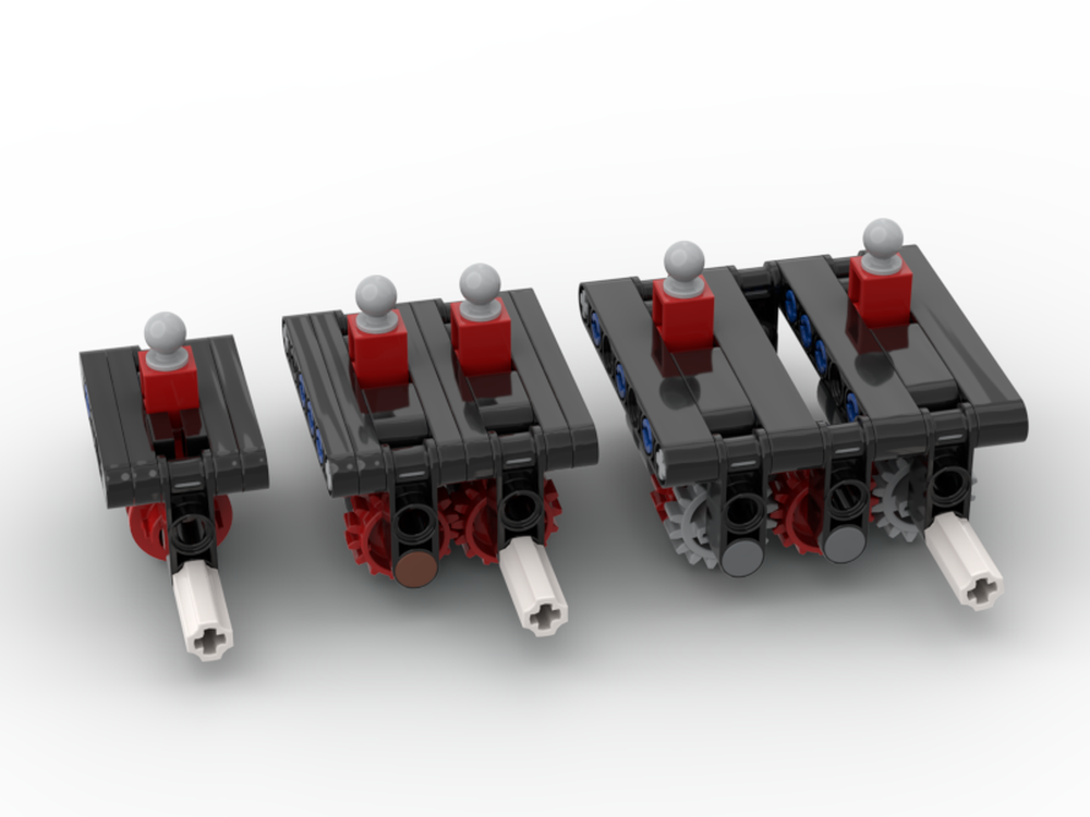 LEGO MOC Gearbox Logic Gates by BD Technic | Rebrickable - Build with LEGO