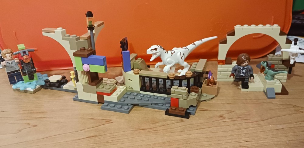 LEGO MOC 76945 Alt Build - Atrociraptor Pen and Bike Shop by Wolfpack ...