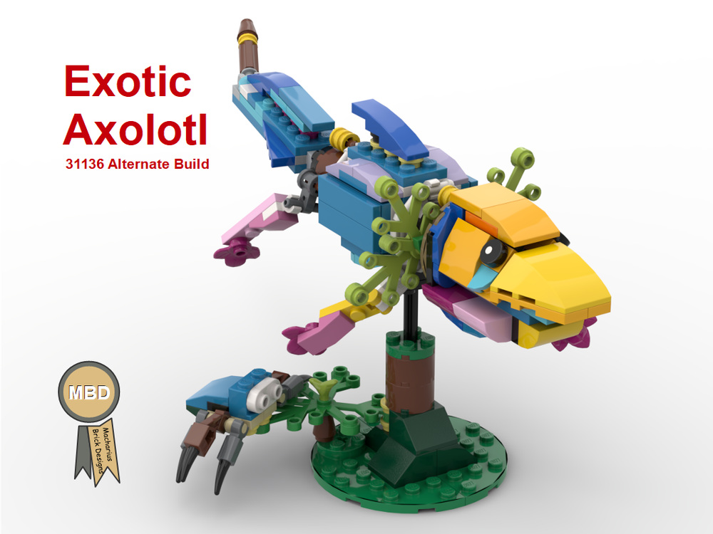 LEGO MOC Exotic Axolotl, 31136 Alternate Build by Macharius ...