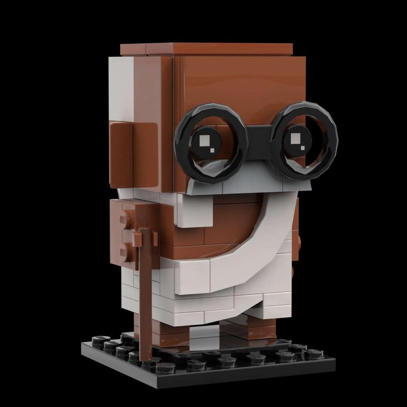 LEGO MOC Mahatma Gandhi Brickheadz by Desibricks | Rebrickable - Build ...