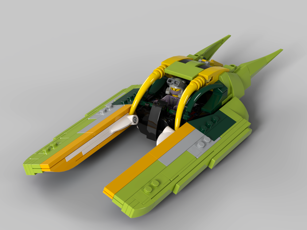 LEGO MOC Zam Wesell's Koro-2 Exodrive Airspeeder by BeilbyBricks ...