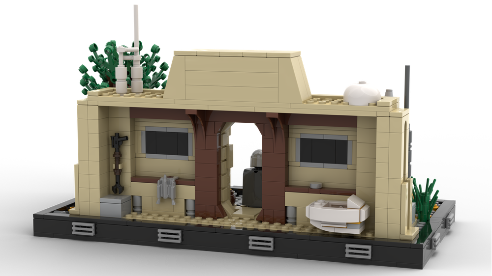 LEGO MOC Din Nevarro Homestead Diorama by Lucid Bricks | Rebrickable ...