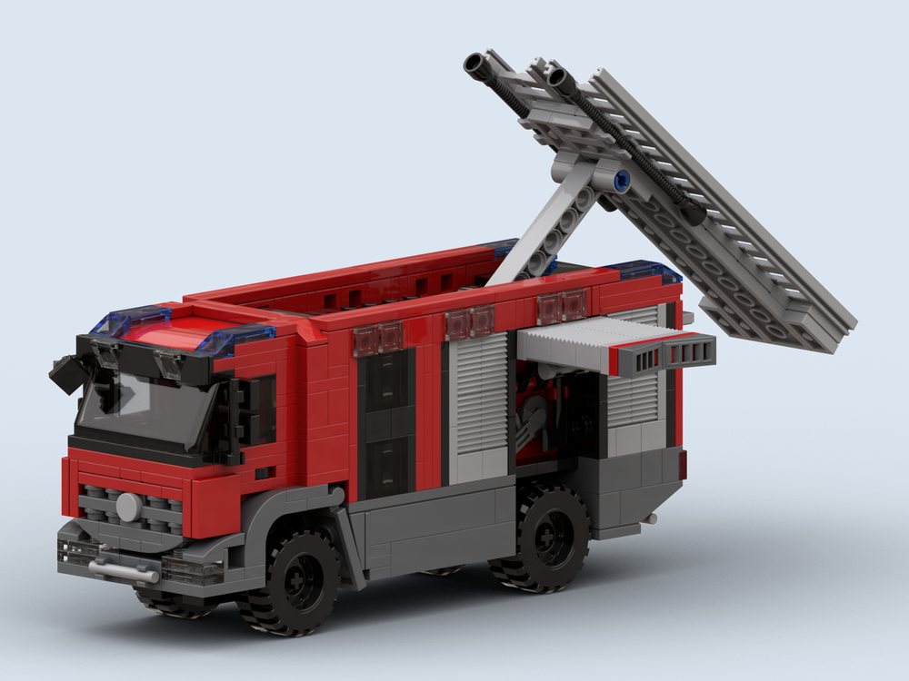 LEGO MOC Weert Fire Engine 4x4 by mausbricks | Rebrickable - Build with ...