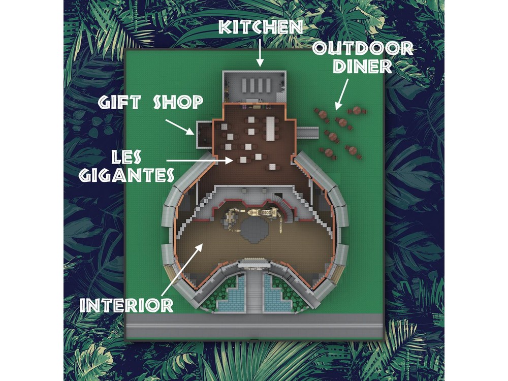 Lego Moc Jurassic Park Visitor Center By Consfavorites Rebrickable